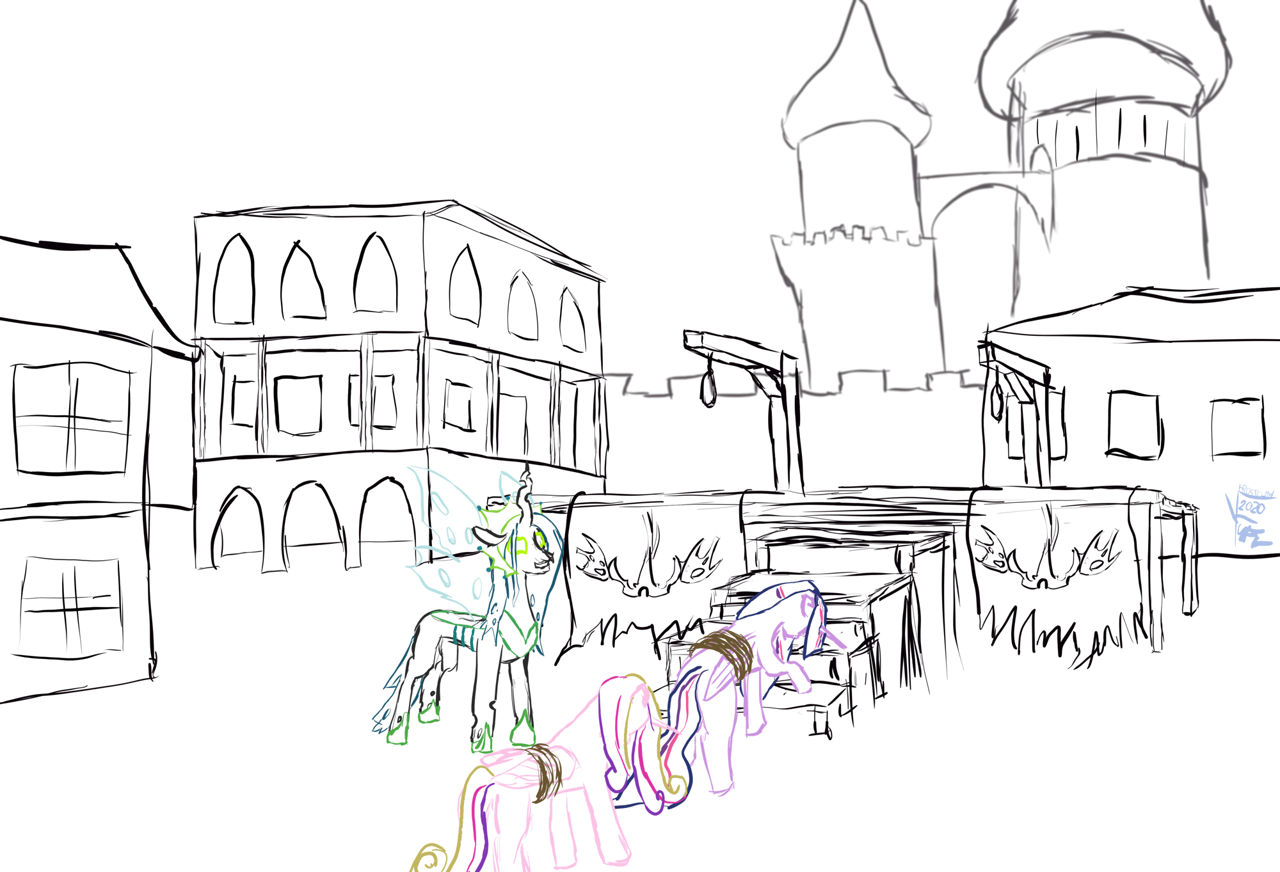 #2379557 - safe, artist:frostclaw, princess cadance, queen chrysalis ...