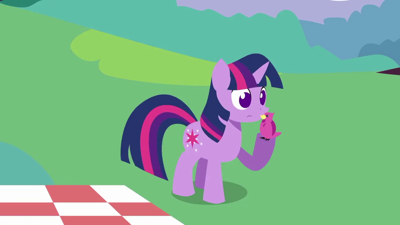 #2380620 - safe, artist:viva reverie, twilight sparkle, bird, pony ...