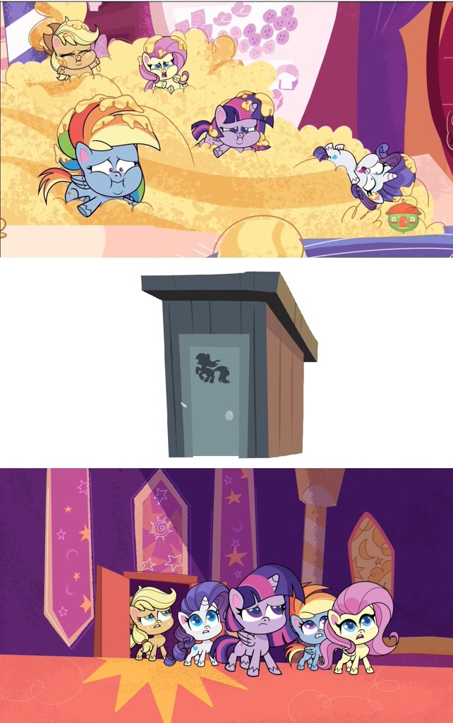 #2380684 - safe, edit, screencap, applejack, fluttershy, rainbow dash ...