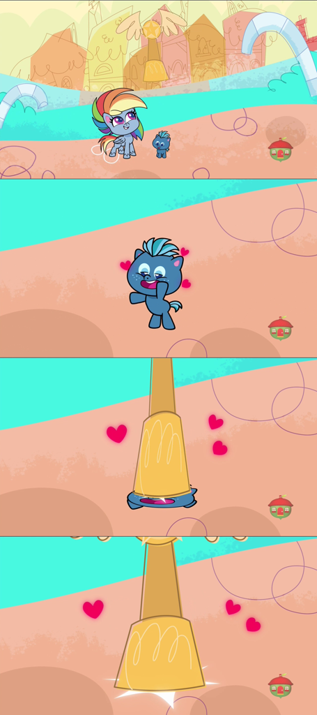 #2382048 - safe, screencap, rainbow dash, smallfry, pegasus, pony, g4.5 ...