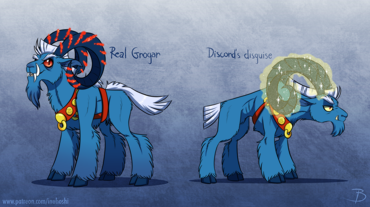 #2383429 - safe, artist:inuhoshi-to-darkpen, discord, grogar, sheep, g4 ...