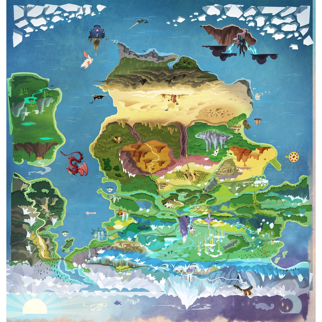 #2384338 - safe, pony, equestria, map, world - Derpibooru