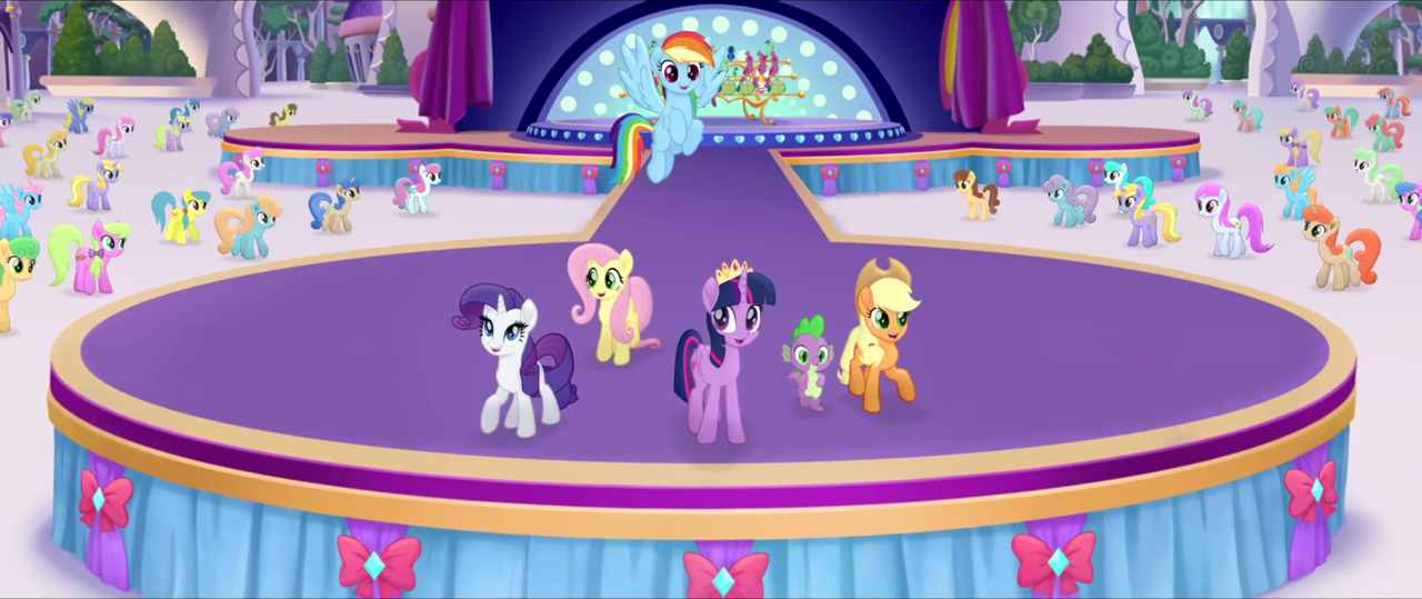 #2385249 - safe, screencap, amarillo laurel, applejack, aqua cascade ...