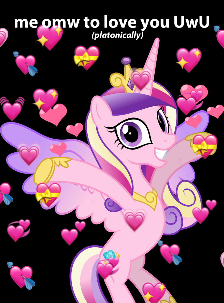 #2385318 - safe, princess cadance, alicorn, pony, g4, black background ...