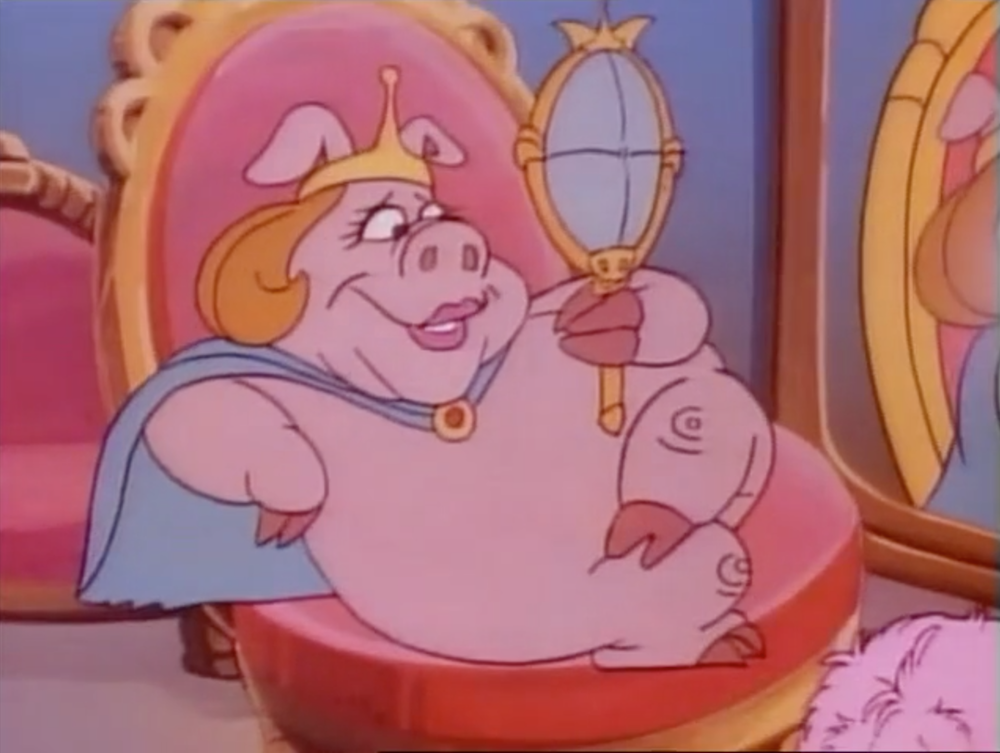 #2386336 - safe, screencap, princess porcina, pig, anthro, g1, my ...