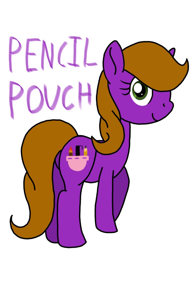 #2386619 - safe, artist:windy breeze, oc, oc only, oc:pencil pouch ...