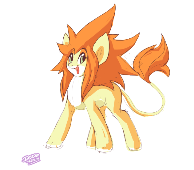 #2387480 - safe, artist:lionalliance, oc, oc only, big cat, lion, pony ...