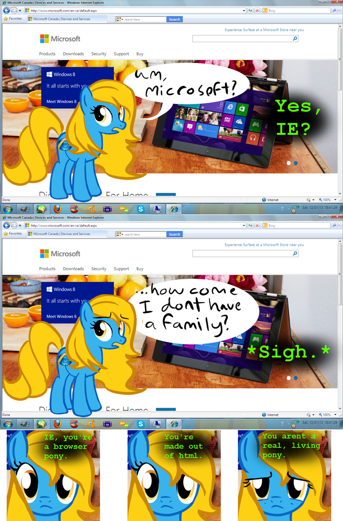 #2388286 - safe, artist:marytheechidna, oc, oc only, oc:internet ...