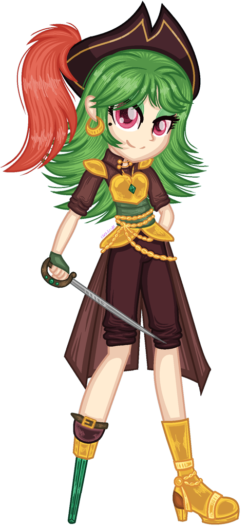 #2396525 - safe, artist:fantarianna, captain celaeno, equestria girls ...