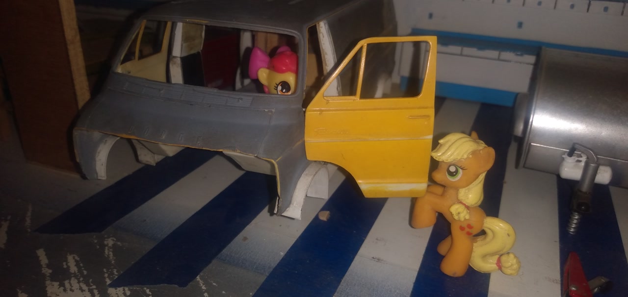 #2397195 - safe, apple bloom, applejack, blind bag, car jack, everfree ...
