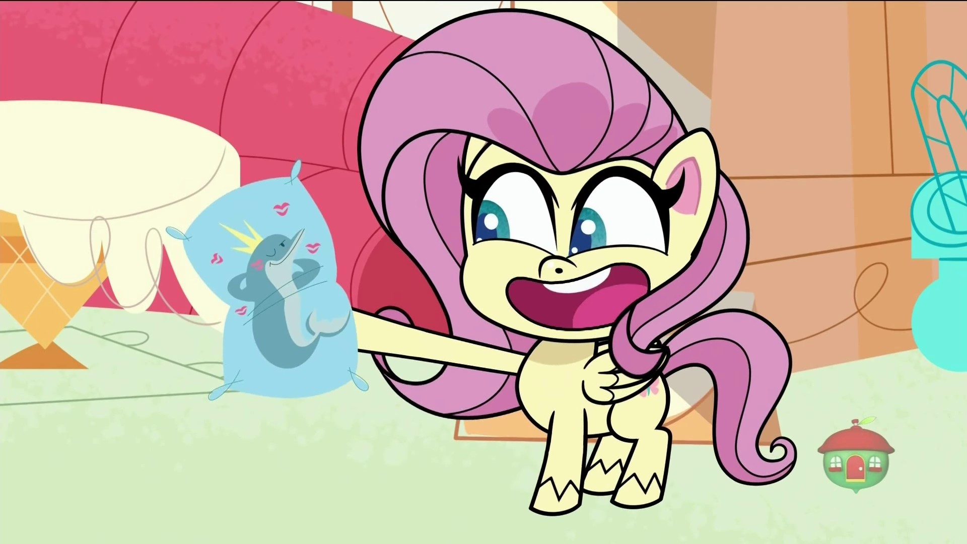 #2398804 - safe, screencap, finn tastic, fluttershy, dolphin, pegasus ...