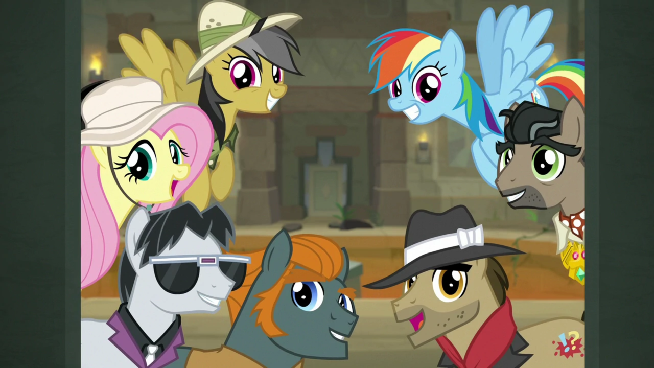 #2399091 - safe, screencap, biff, daring do, doctor caballeron ...