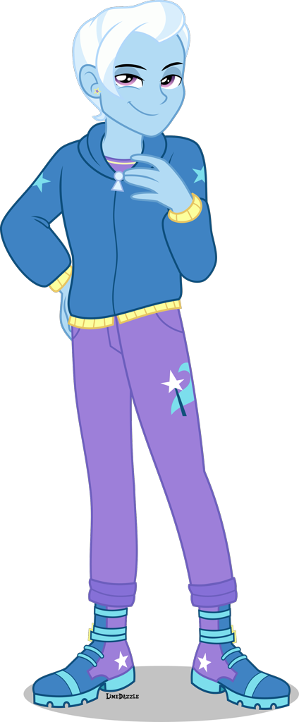 #2401036 - safe, artist:limedazzle, trixie, equestria girls, equestria ...