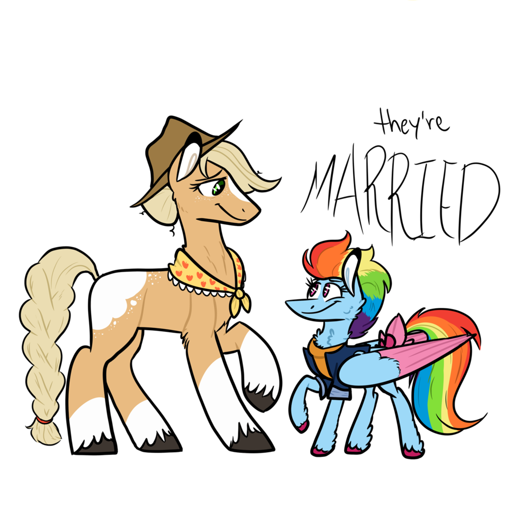 #2402054 - safe, artist:summersketch-mlp, applejack, rainbow dash, g4 ...