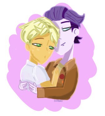 #2403608 - safe, artist:booberii, dirk thistleweed, ragamuffin (g4 ...