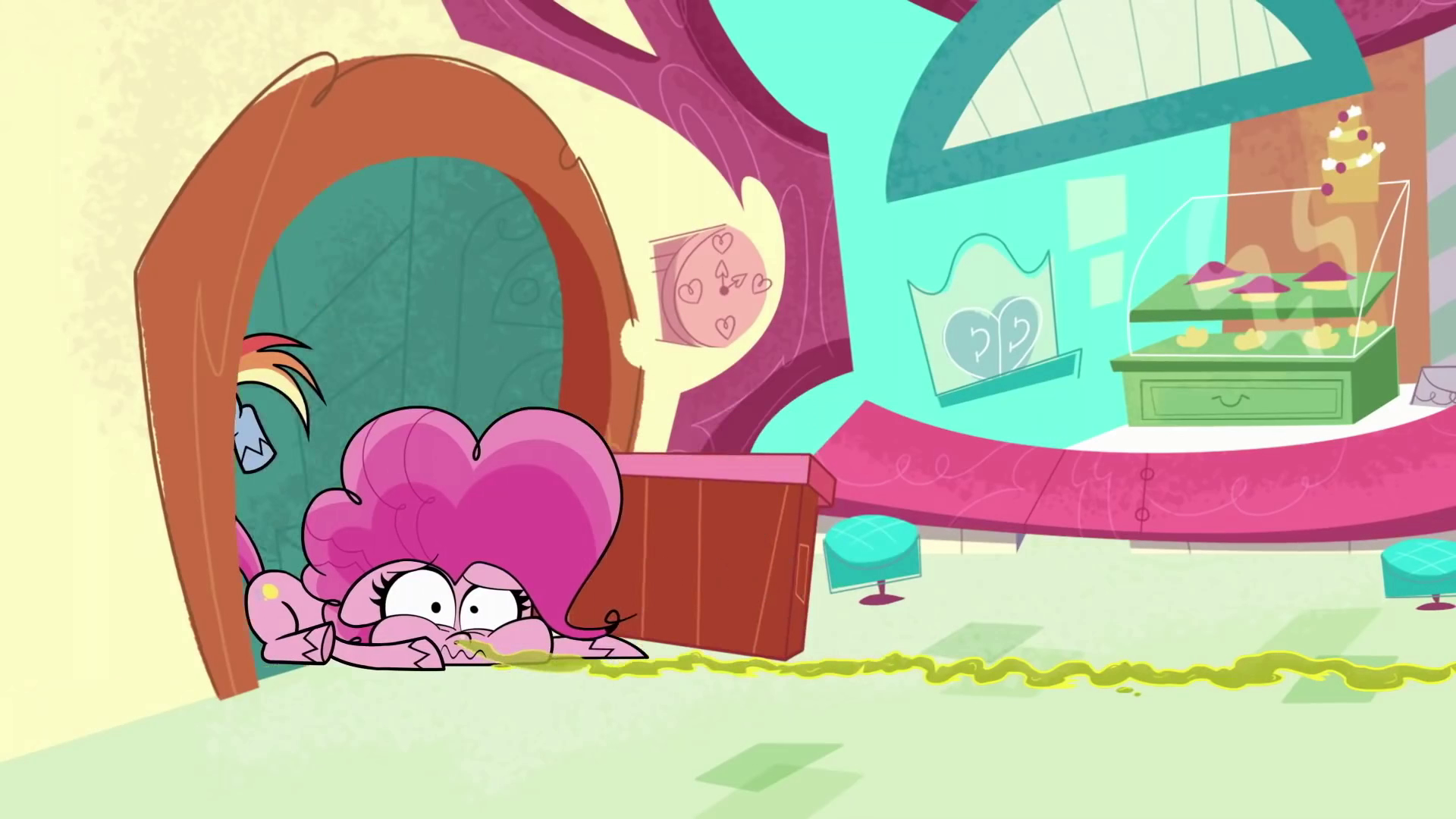 #2406338 - safe, screencap, pinkie pie, rainbow dash, earth pony ...