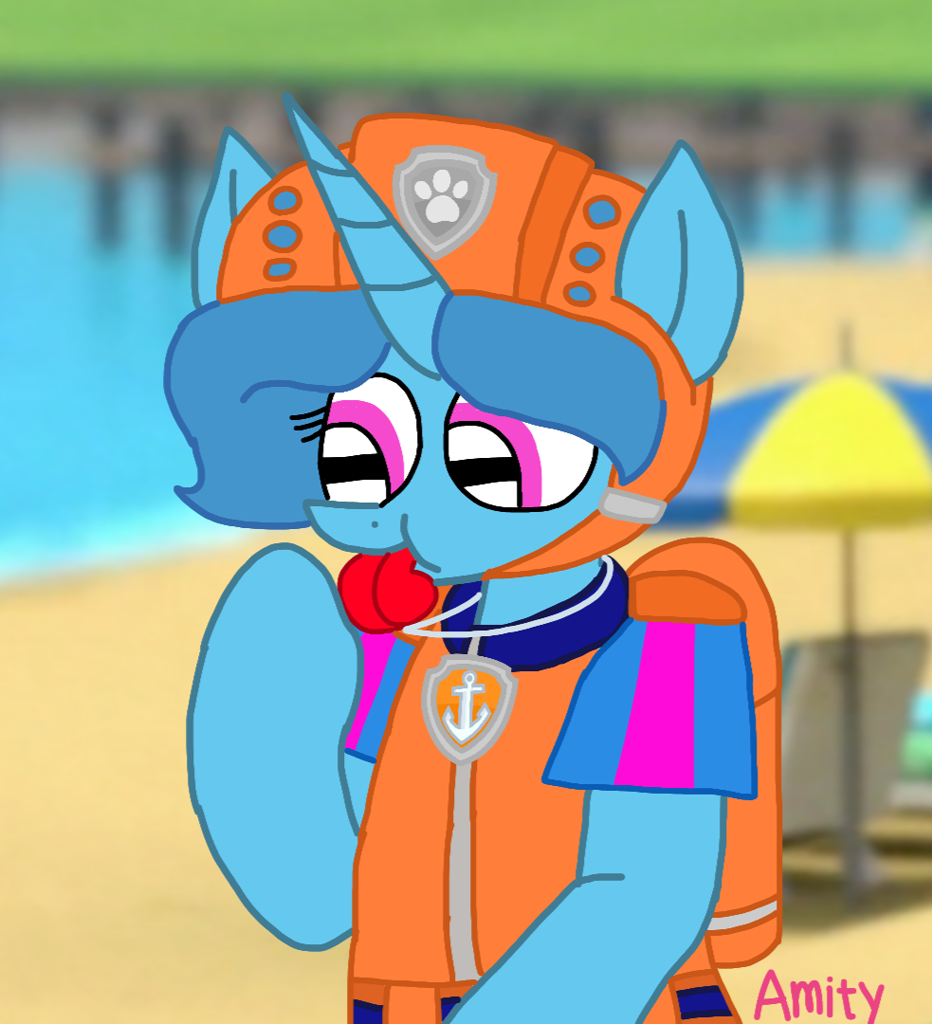 #2407133 - safe, artist:徐詩珮, spring rain, pony, unicorn, series ...