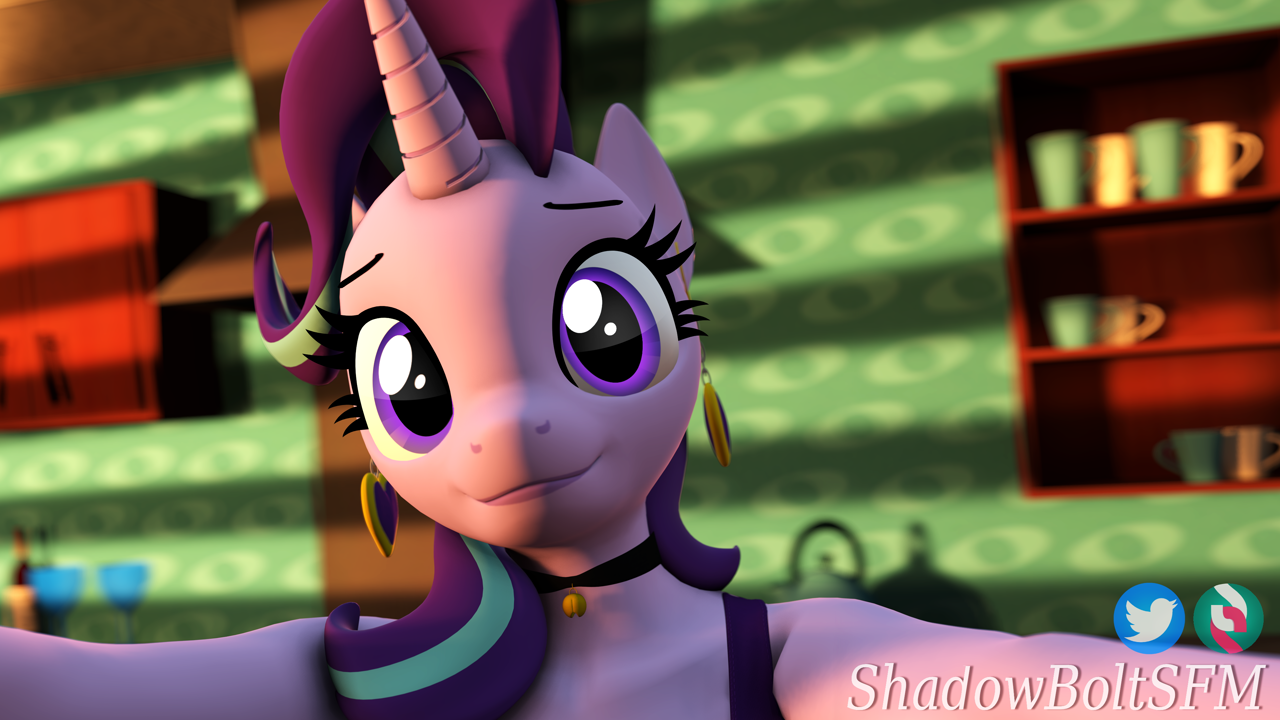 #2408430 - safe, artist:shadowboltsfm, starlight glimmer, unicorn, anthro, plantigrade anthro ...