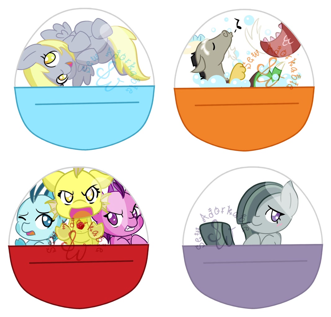 #2409358 - safe, artist:sew_adorkable, adagio dazzle, aria blaze, derpy ...