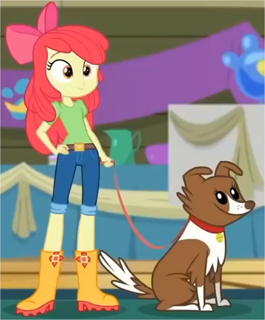 #2410988 - safe, screencap, apple bloom, winona, dog, best in show: the ...