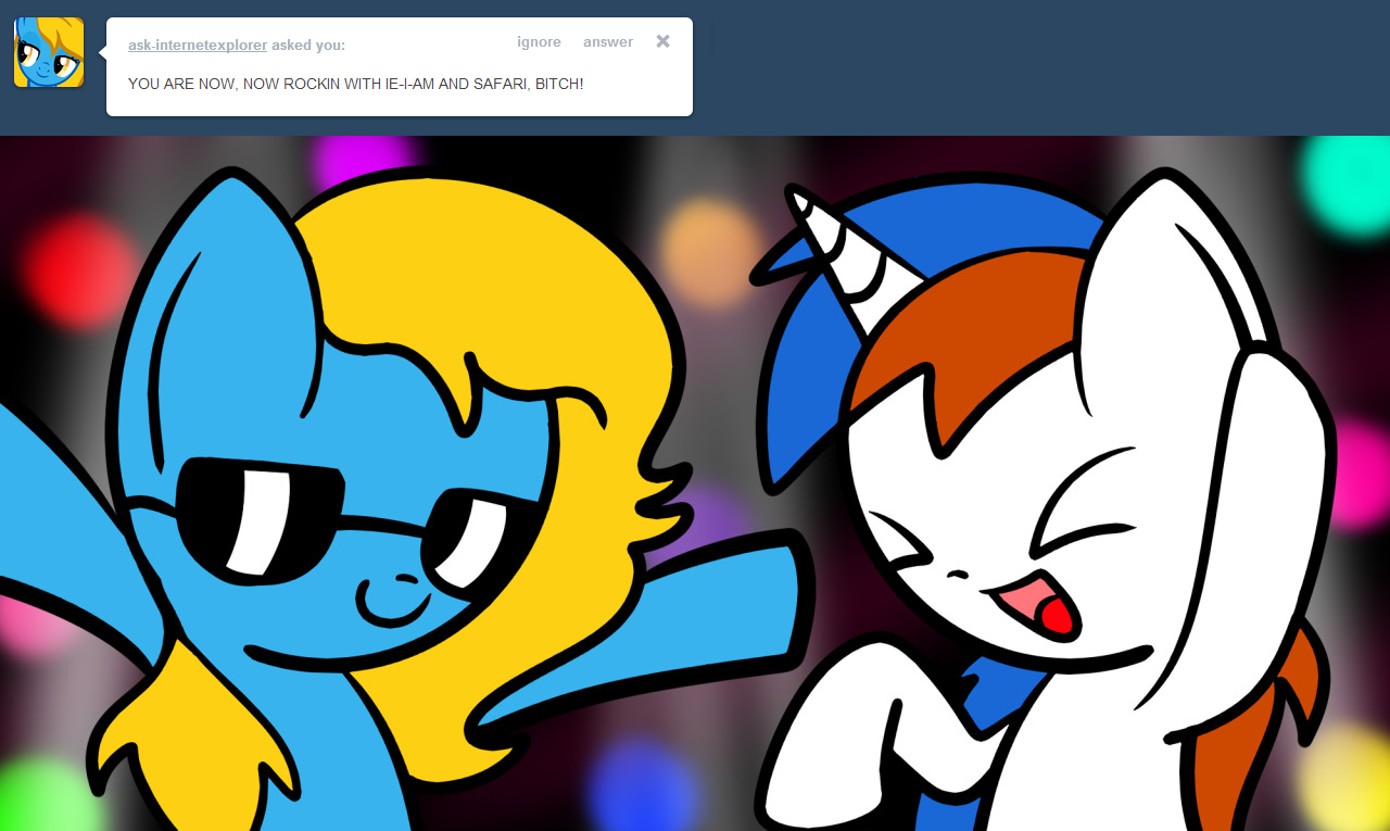 #2411140 - safe, artist:mayleebell24, oc, oc only, oc:internet explorer ...