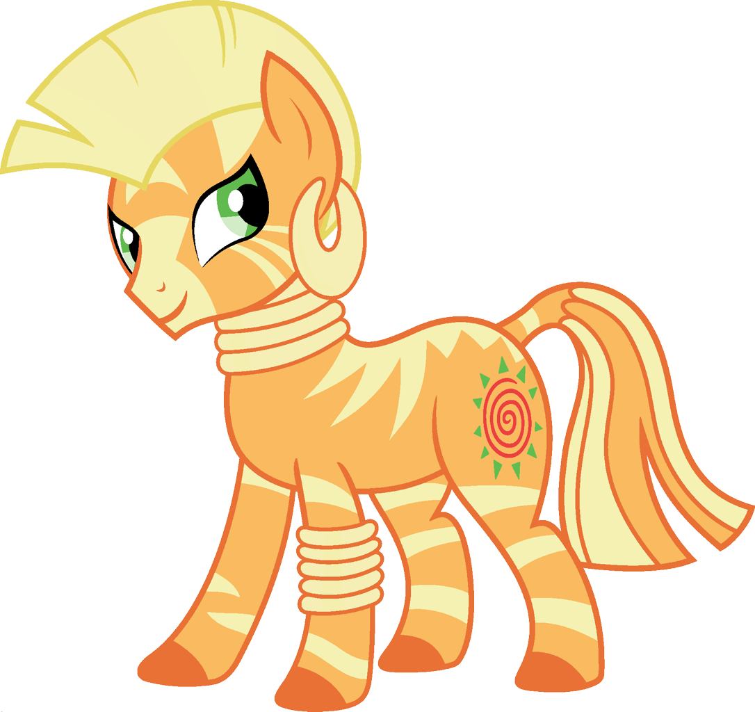 #2390084 - safe, edit, vector edit, applejack, zecora, zebra, ponyar ...