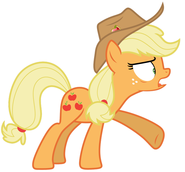 Applejack Angry Vector