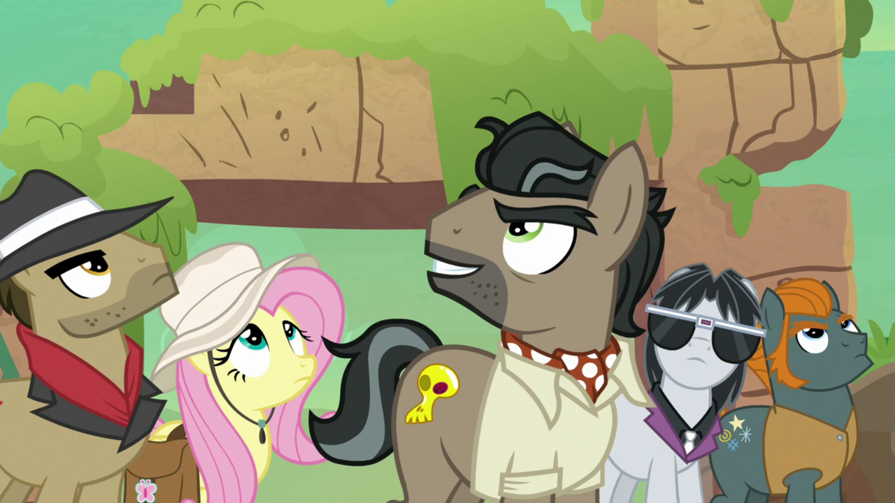 #2391825 - safe, screencap, biff, doctor caballeron, fluttershy, rogue ...