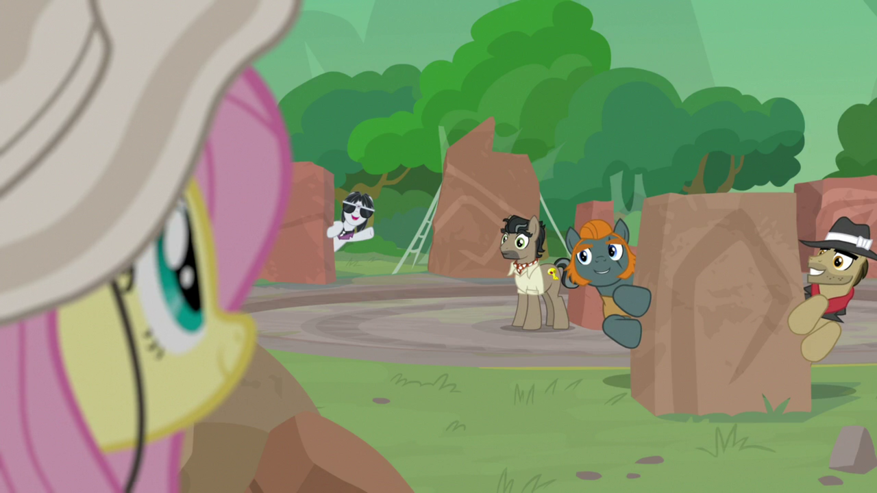 #2392447 - safe, screencap, biff, doctor caballeron, fluttershy, rogue ...