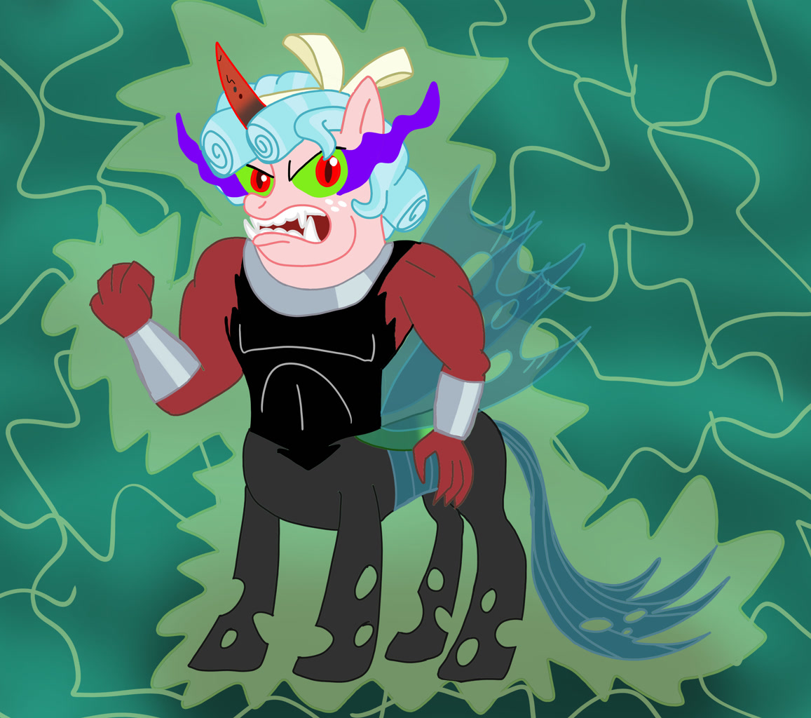 #2392565 - safe, artist:shrekitralph, cozy glow, king sombra, lord ...