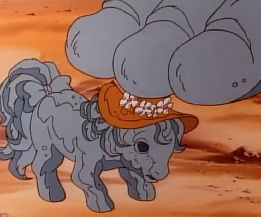 #2392833 - safe, screencap, crunch (g1), truly, dog, earth pony, pony ...