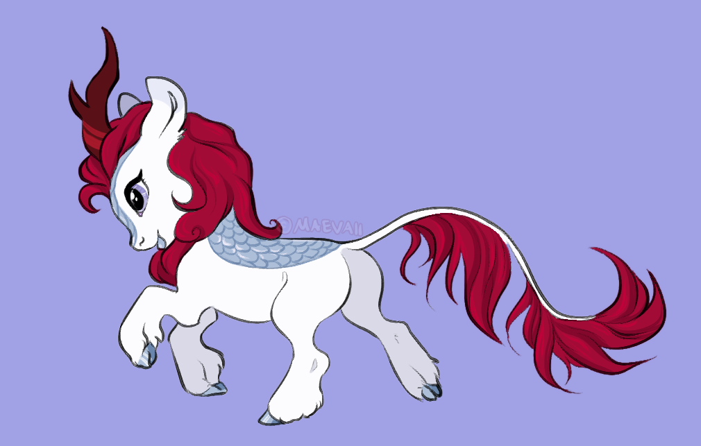 #2392934 - safe, artist:maotsia, oc, oc only, oc:crimson snow, kirin ...