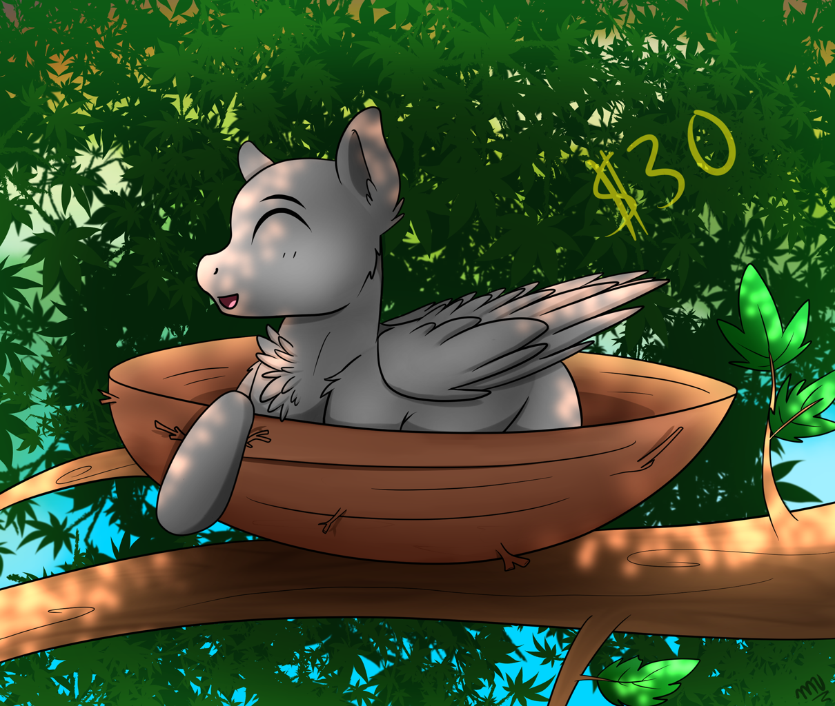 #2393441 - safe, artist:monsoonvisionz, oc, oc only, pegasus, pony ...