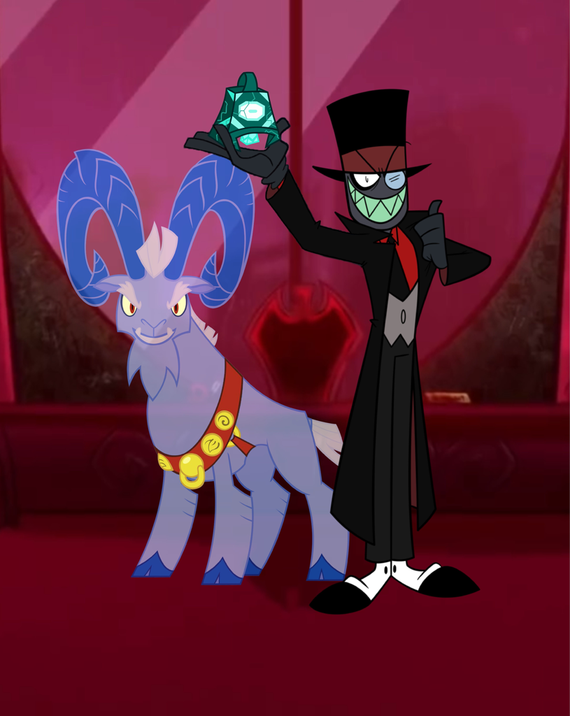 #2393656 - safe, grogar, ghost, undead, bell, black hat (villainous ...