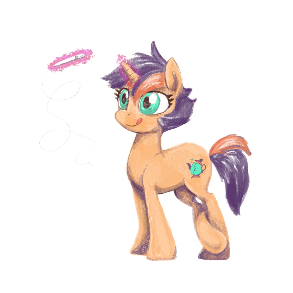 #2394222 - safe, artist:pfeffaroo, oc, oc only, oc:kettle chip, pony ...