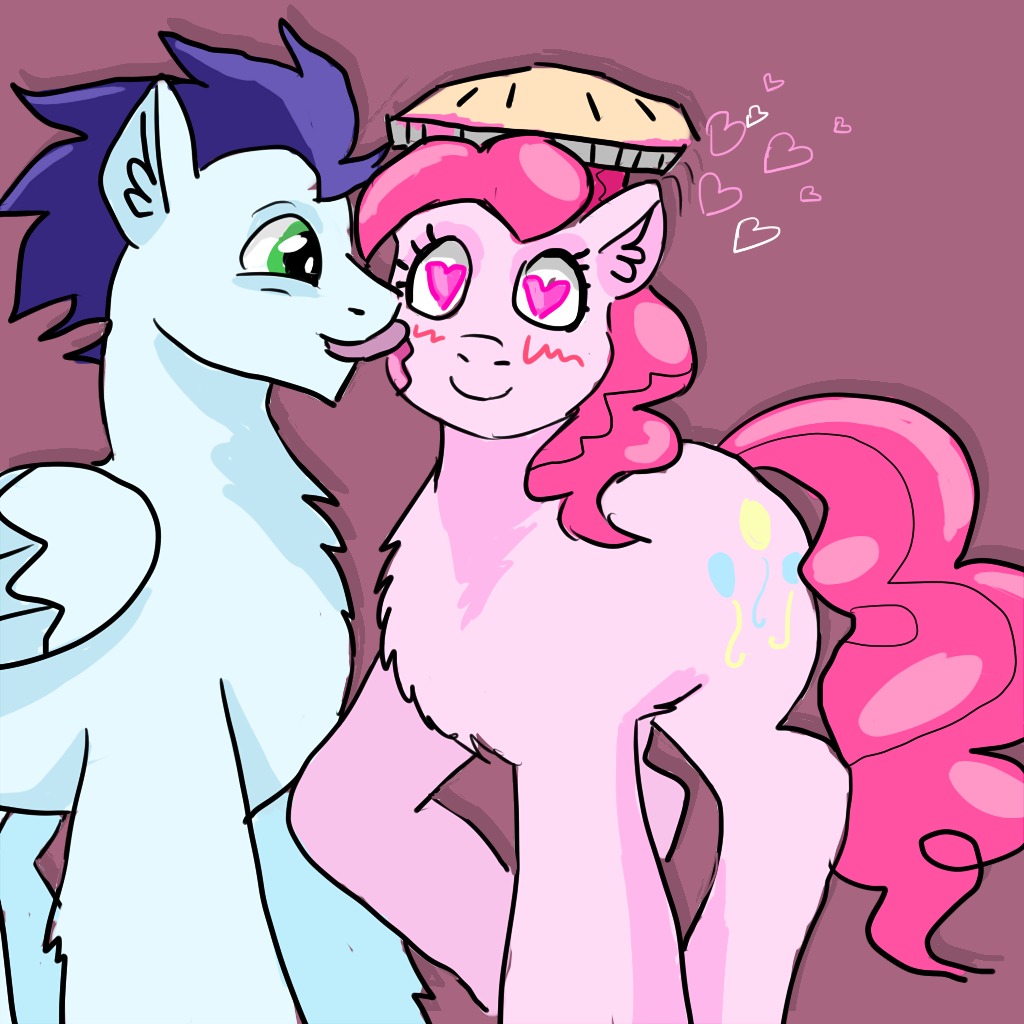 #2423208 - safe, artist:ponkersetfan01, pinkie pie, soarin', pony, g4 ...