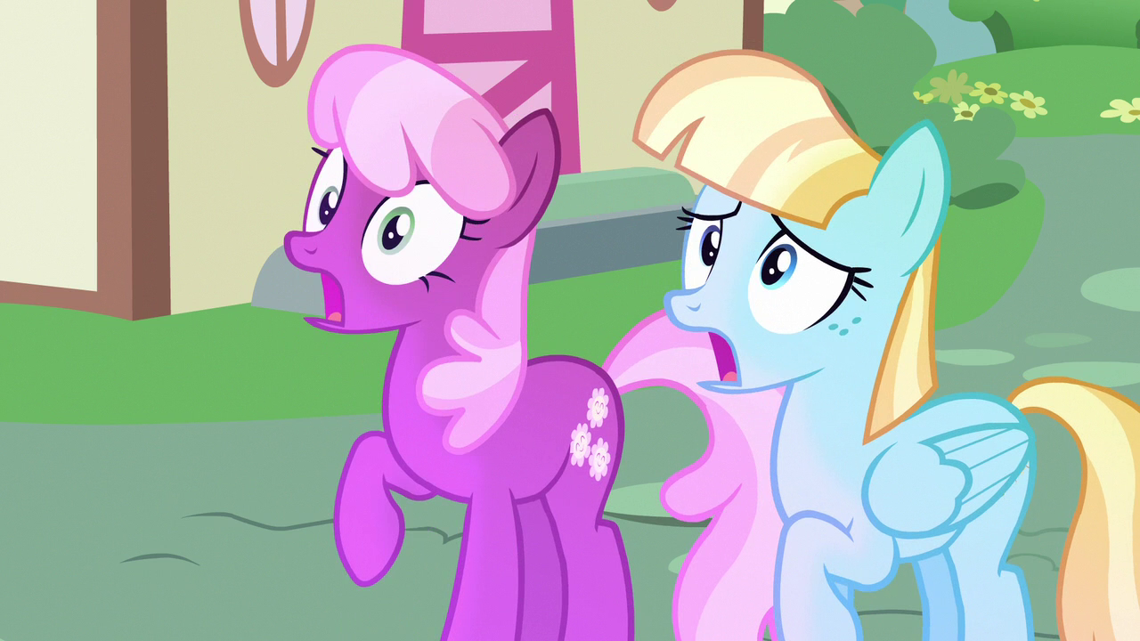 #2427424 - safe, screencap, cheerilee, helia, earth pony, pegasus, pony ...