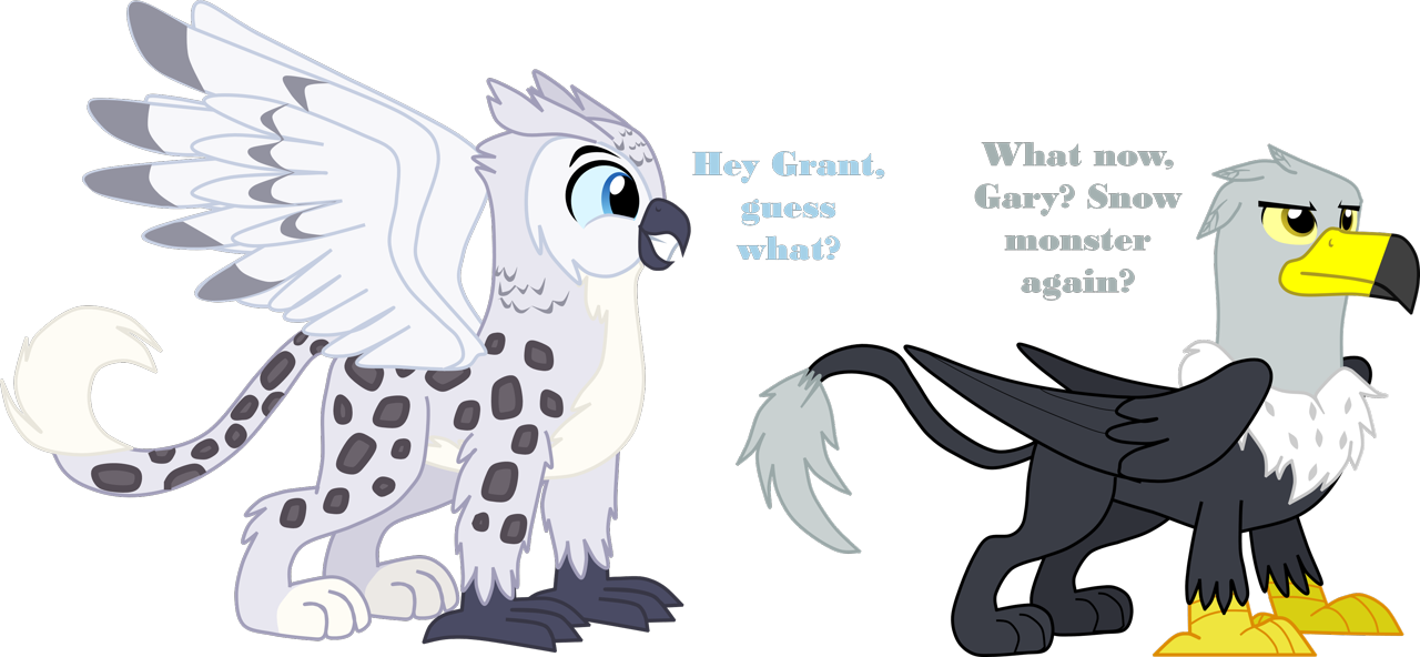 #2427962 - safe, artist:shadymeadow, oc, oc only, oc:gary glacius, oc:grant the griffon, griffon ...