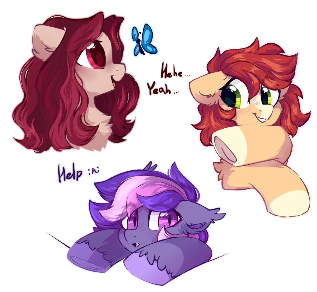 #2430080 - safe, artist:mirtash, oc, oc only, oc:bead trail, oc:crimm ...