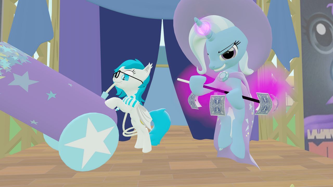 #2431436 - safe, artist:sfmmania34, trixie, oc, g4, 3d, source ...