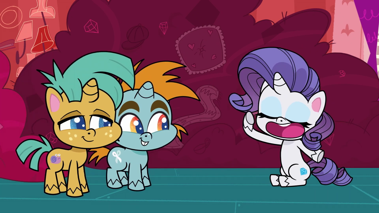 #2432212 - safe, screencap, rarity, snails, snips, pony, unicorn, g4 ...