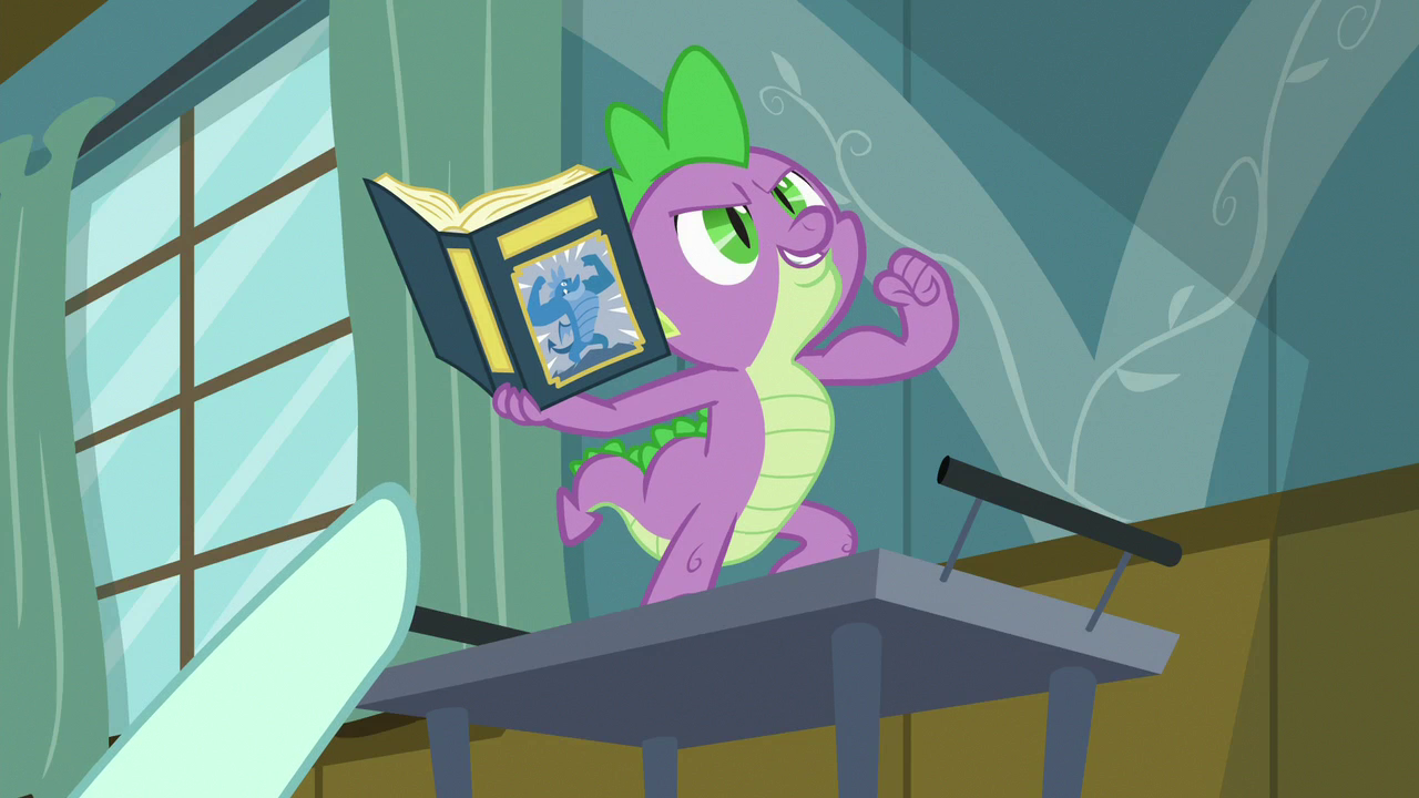 #2432836 - safe, screencap, burnferno, peach fuzz, spike, dragon, a ...