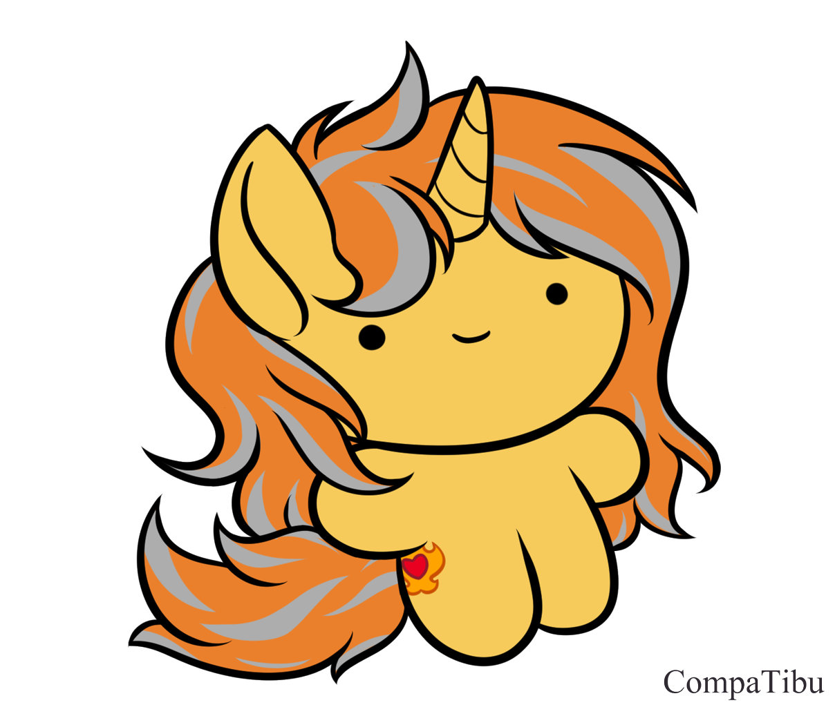 #2433186 - safe, artist:compatibu, part of a set, oc, oc only, oc:cinderheart, pony, unicorn ...