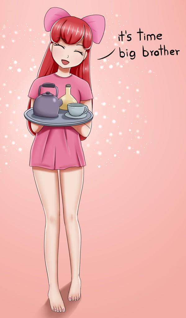 #2433544 - safe, artist:focusb, apple bloom, human, g4, apple bloom's ...