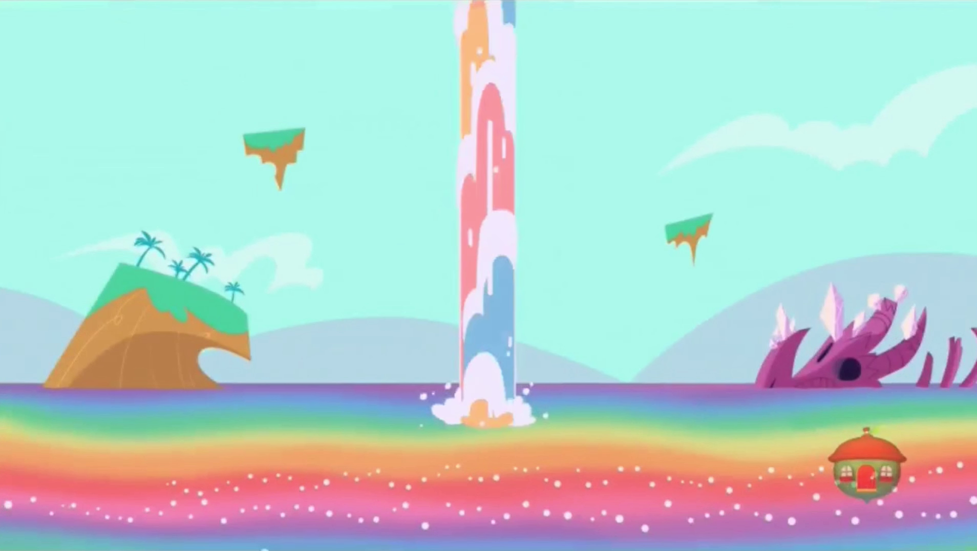 #2414996 - safe, screencap, applejack, fluttershy, pinkie pie, rainbow ...