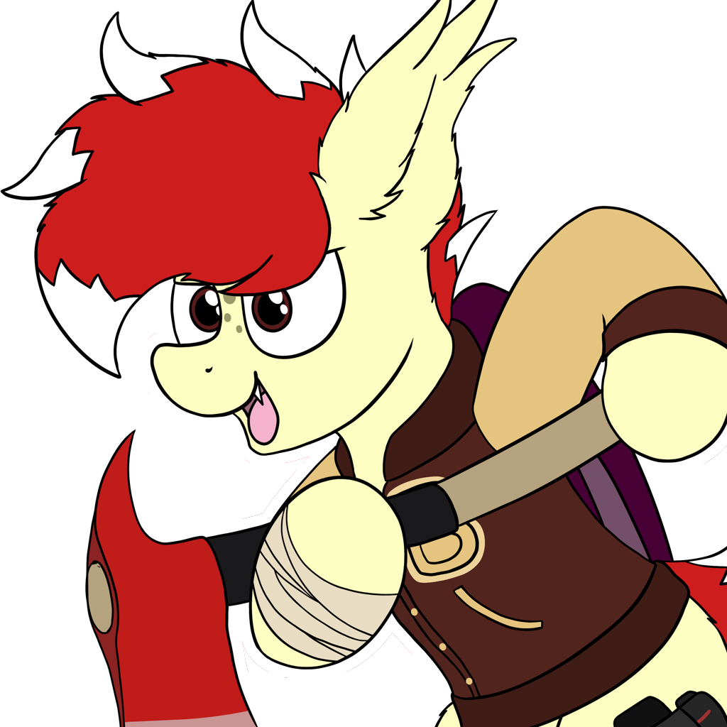 #2416648 - safe, artist:aaathebap, oc, oc:aaaaaaaaaaa, bat pony, axe ...