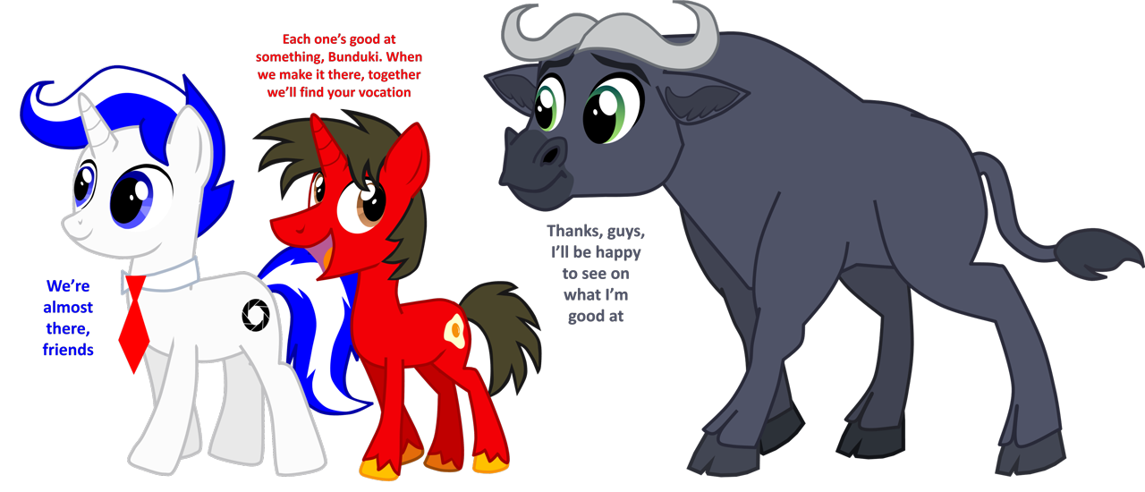 #2416890 - safe, artist:shadymeadow, oc, oc:bunduki, oc:fried egg, oc:wheatley airborne, pony ...