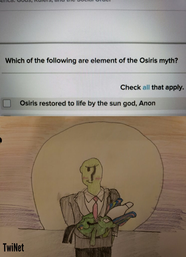 #2443230 - safe, artist:twinet, oc, oc:anon, oc:osiris, human, pony ...