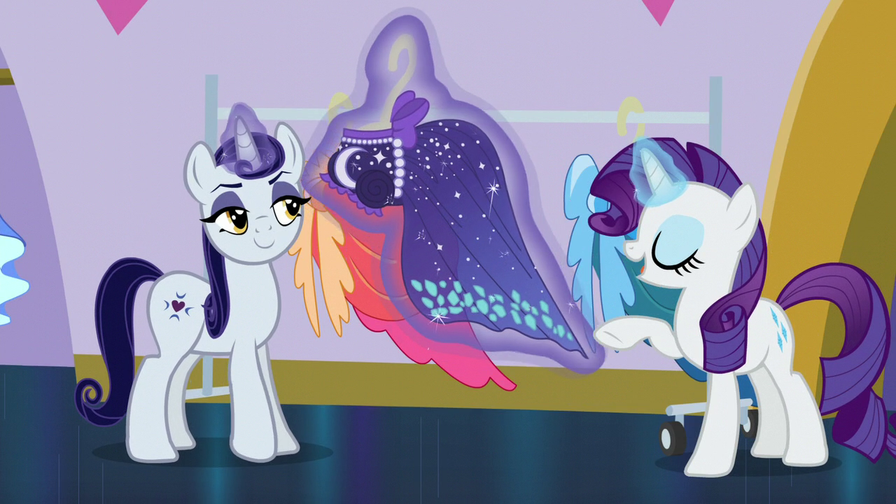 #2443642 - safe, screencap, moonlight raven, rarity, pony, unicorn ...