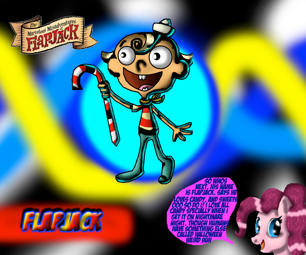 #2443831 - safe, artist:crossoverbrony, pinkie pie, crossover, flapjack ...